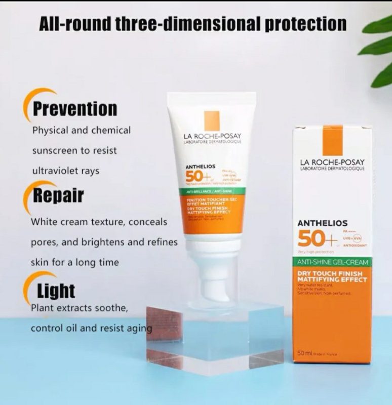 LA ROCHE POSAY Sunscreen dry touch finish mattify effect 50ml - kokoshop.pk